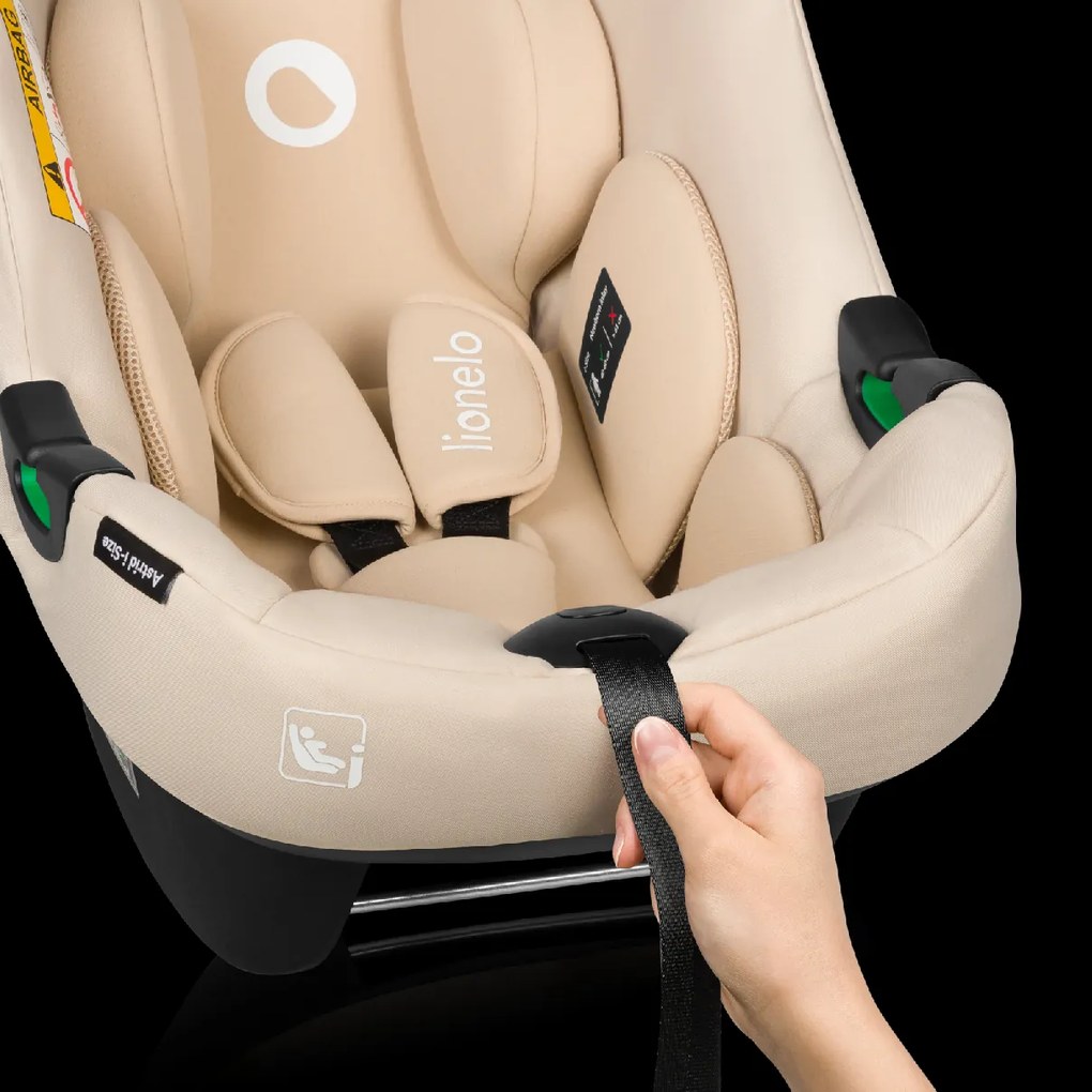 Autosedačka Lionelo ASTRID i-size 40-87 cm Barva: Beige Sand