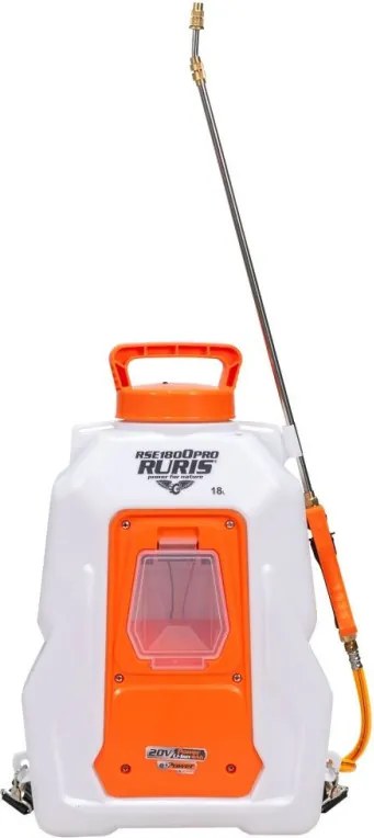 RURIS RSE1800PRO 20V - akumulátorový postřikovač (bez akumulátoru a nabíječky), 18l