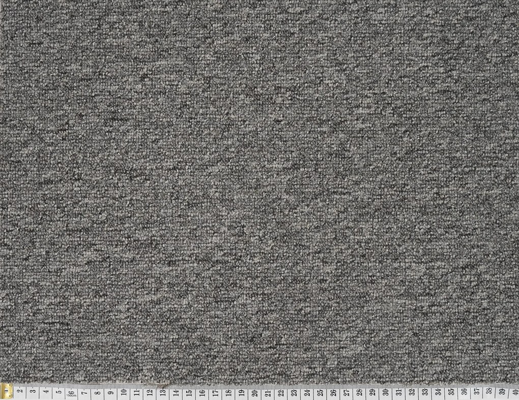Associated Weavers, Metrážový koberec Medusa 94, na míru, šíře 4m, hnědá, ab (mřížka), chodba / předsíň