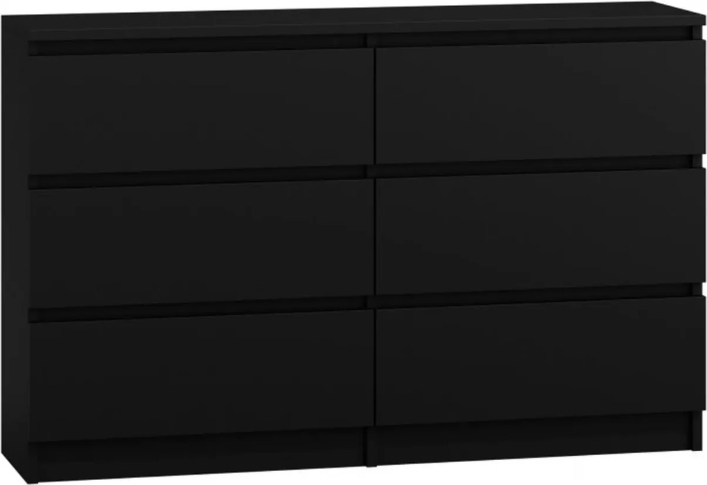 Komoda Malwa M6/120 černá