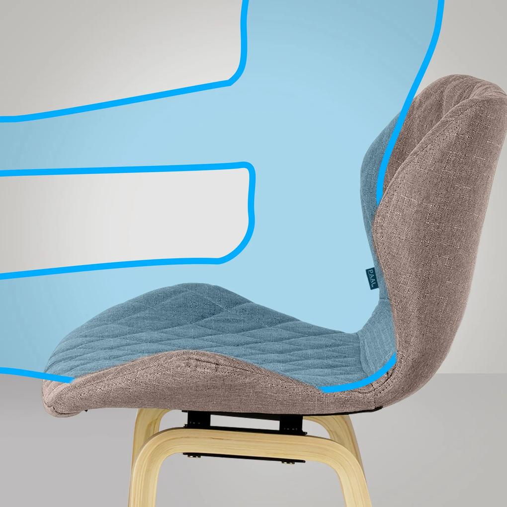 Barová židle Highhill - látkové čalounění | taupe