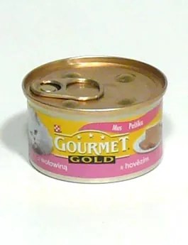 Gourmet Gold  kočka jemná paštika hovězí 85g