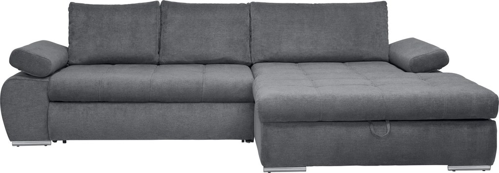 XXXLutz ROHOVÁ SEDAČKA, textil, šedá Carryhome - Sedací soupravy - 002300011401