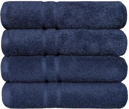 SCANquilt ručník COTTONA tm. modrá 50 x 100 cm
