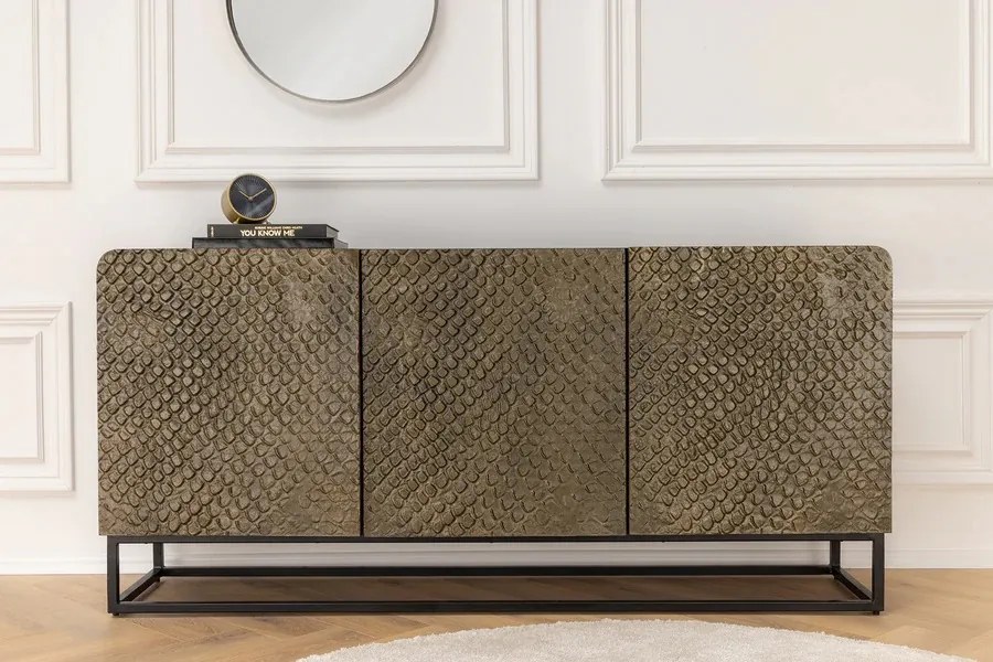 Designová komoda Pallaton 160 cm hnědé mango