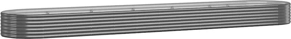 Vyvýšený záhon pozinkovaná ocel 507x100x36 cm antracitový 319011