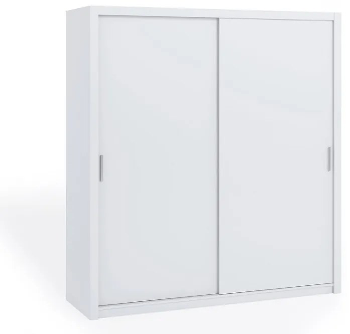 Šatní skříň s posuvnými dveřmi Veria 200 Barevné provedení: Bílá
