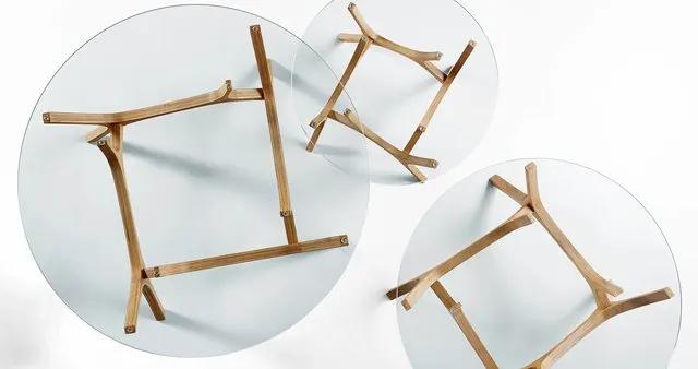Konferenční stolek Tabanda Moose 59 cm, dub