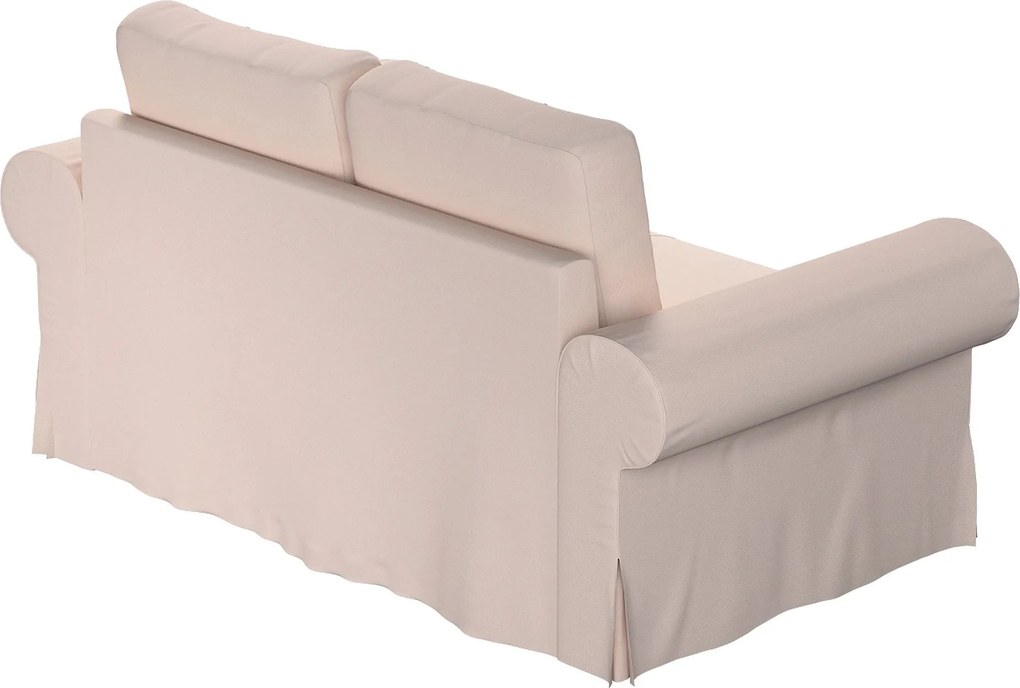 Potah na pohovku IKEA Backabro 2-místná, rozkládací barva růžová látka pletený vzor