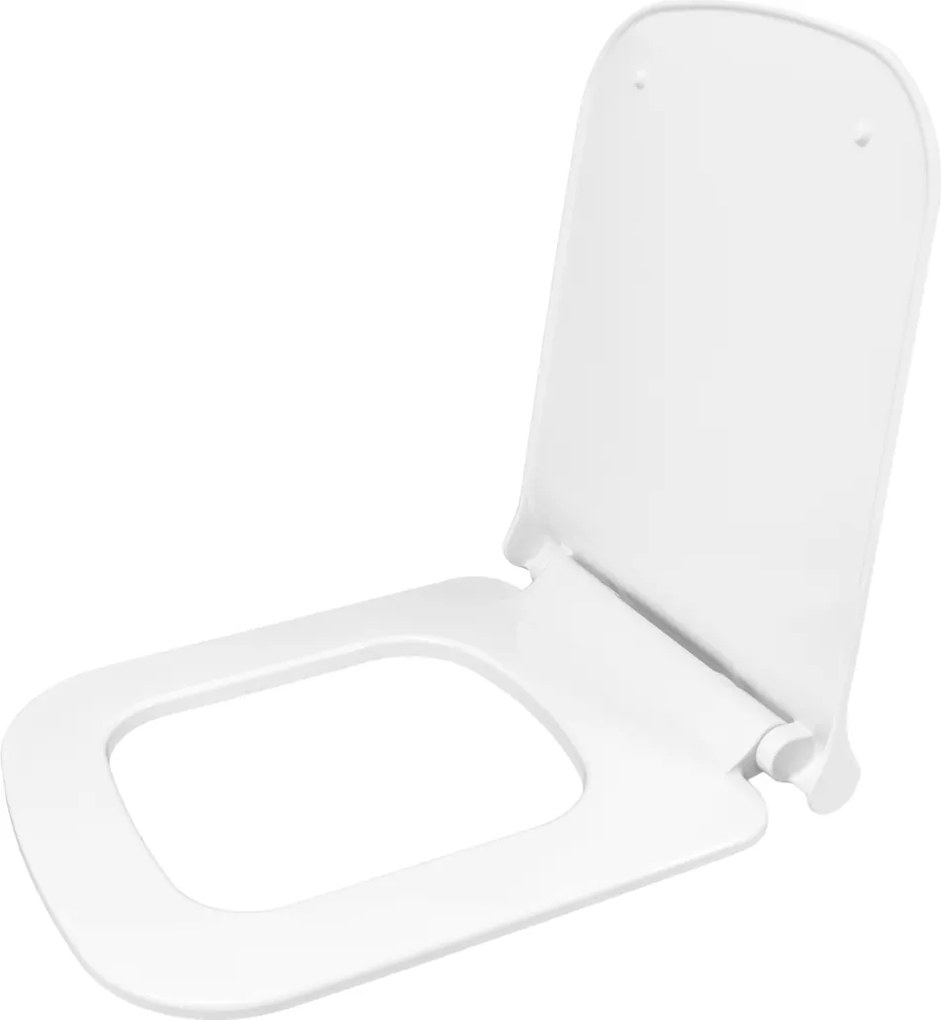 Gamma Viana, toaletní WC deska s pomalým zavíráním, duroplast, EasyClean, bílá lesklá, GMA-D6