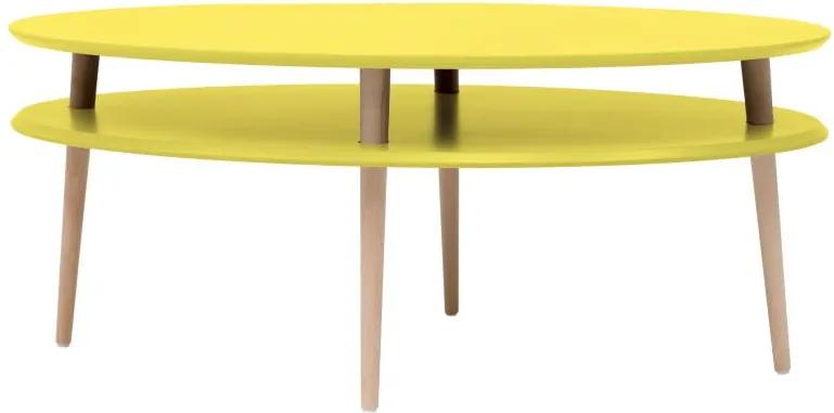 Žlutý konferenční stolek Ragaba OVO