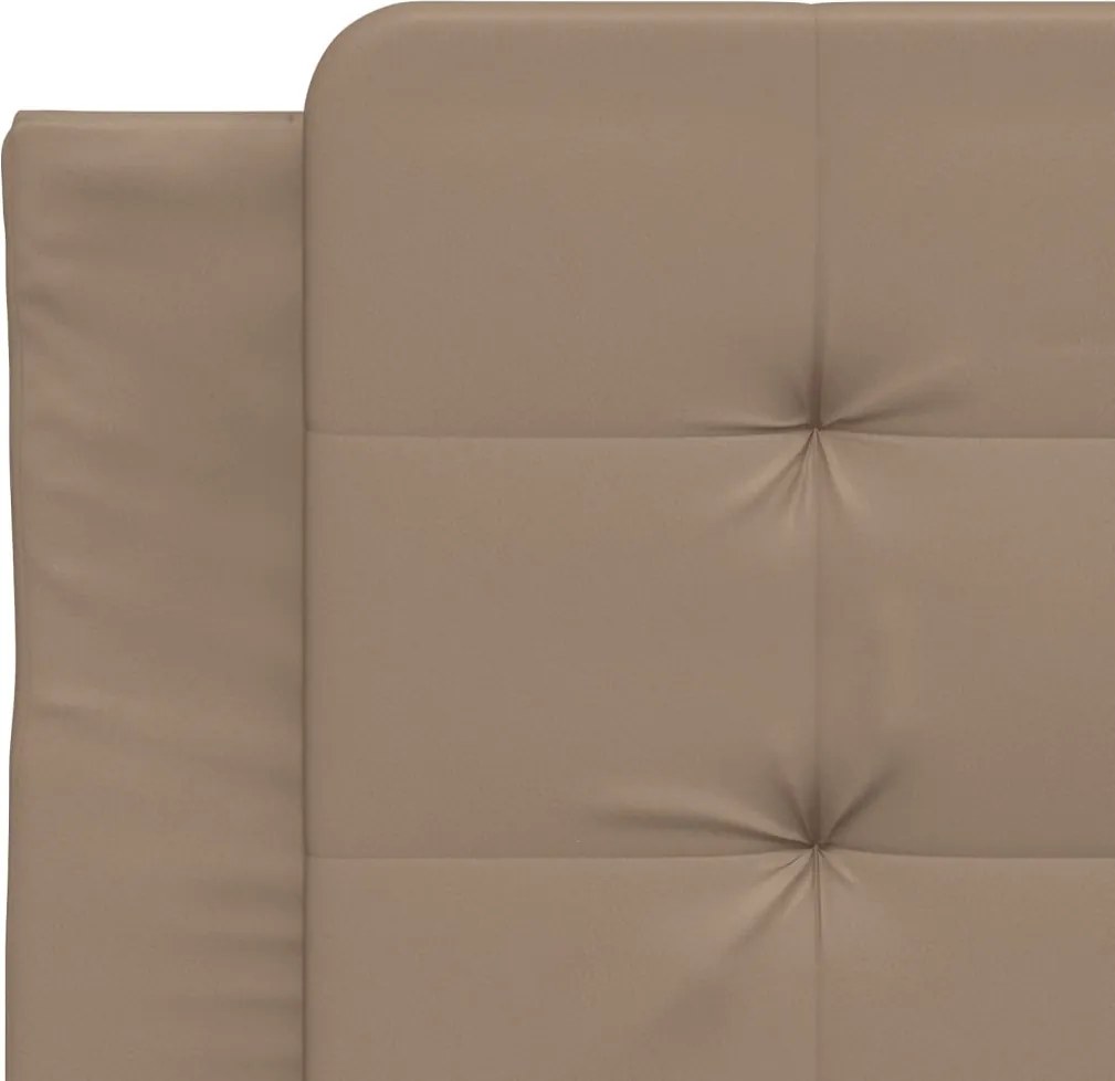 Rám postele bez matrace Zadar cappuccino 80 x 200 cm umělá kůže 3208828
