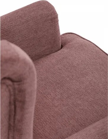 Křeslo ušák růžová látka AK-388 PINK2