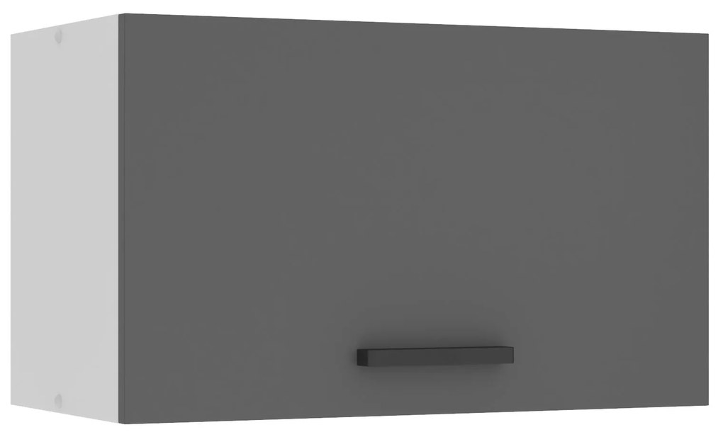 Kuchyňská skříňka Belini Premium Full Version nad digestoř 60 cm šedý mat  TOR SGP60/0/WT/SR/0/B1/PP