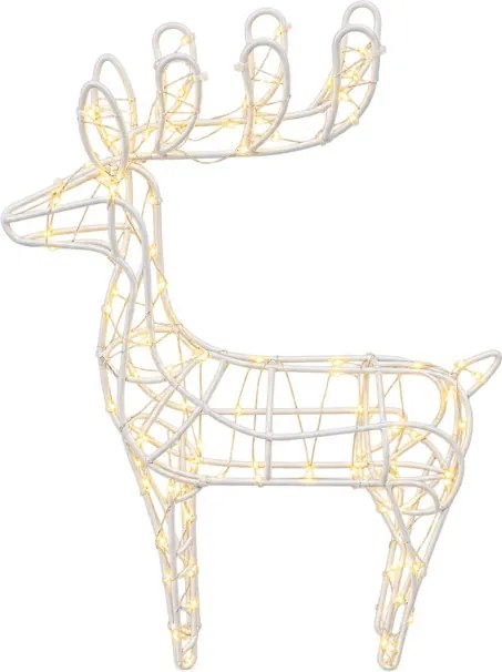 Vánoční svítící sob RUDOLF s LED osvětlením