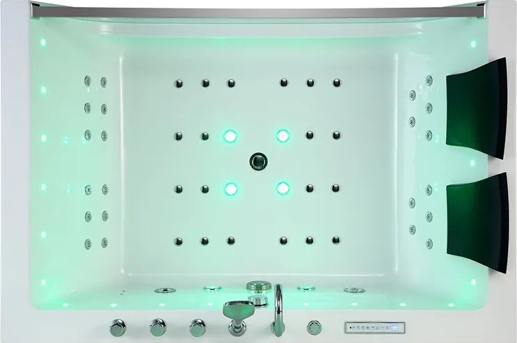 Terra Hydromasážní vířivá vana NIKE 937 180x120 s ohřevem vody