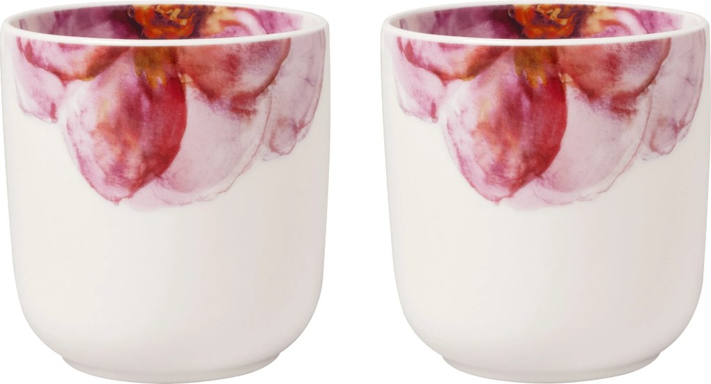 Villeroy&Boch Rose Garden sada dvou hrnků bez ouška, Villeroy & Boch