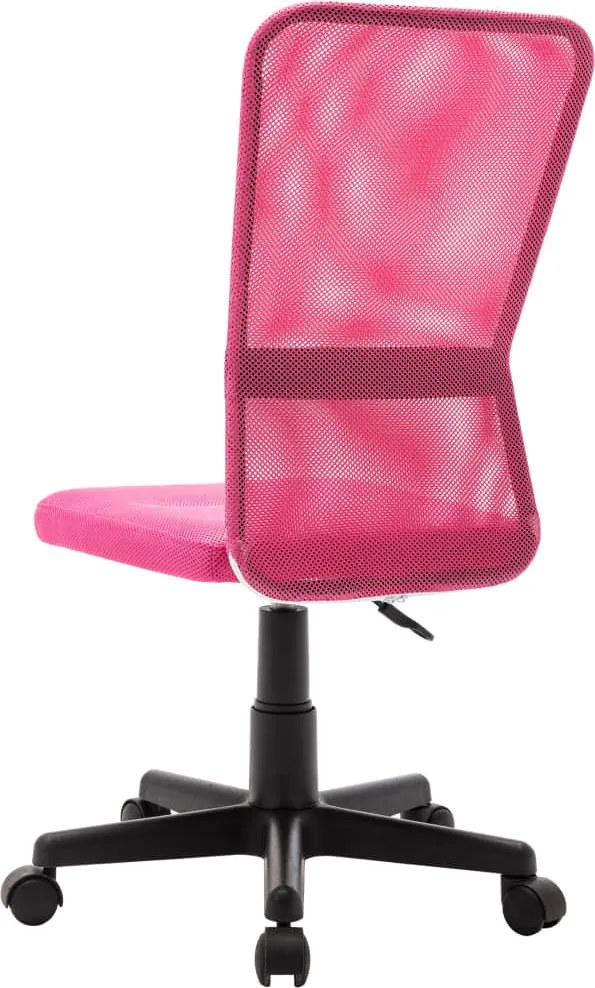 Kancelářská židle růžová 44 x 52 x 100 cm síťovina textil 289513