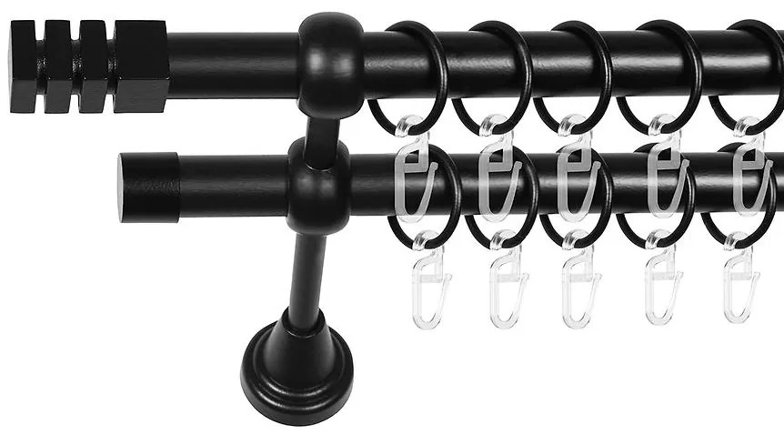 Garnýž II 19 Černá 150cm Kvadro s pojistkou