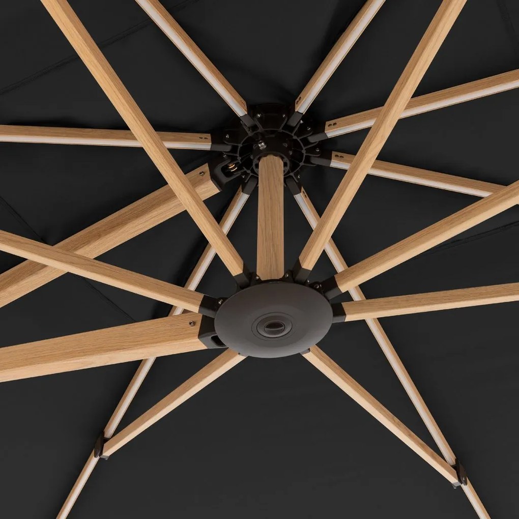Doppler ALU WOOD XL 400 x 300 cm antracit