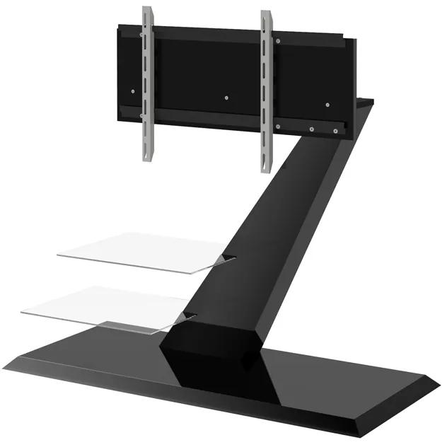 Televizní stolek VENTO (černá lesk)