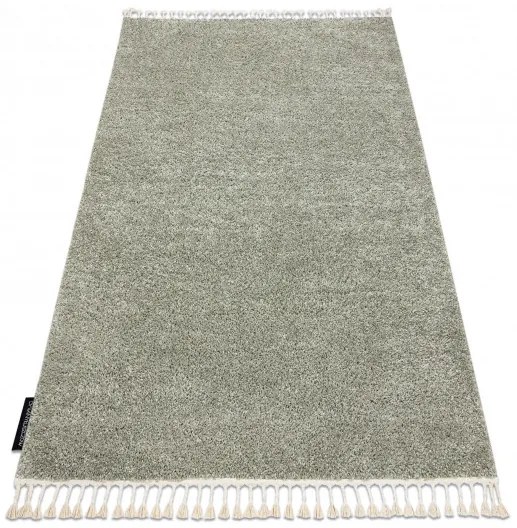 Dywany Łuszczów, Kusový koberec Berber 9000 green, 140x190, zelená, obývací pokoj