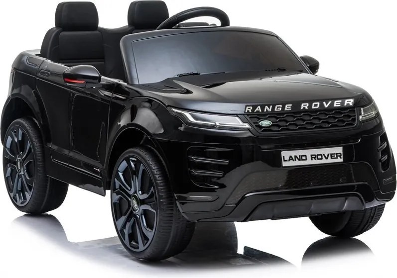 LEAN CARS Elektrické autíčko Range Rover Evoque černé lakované