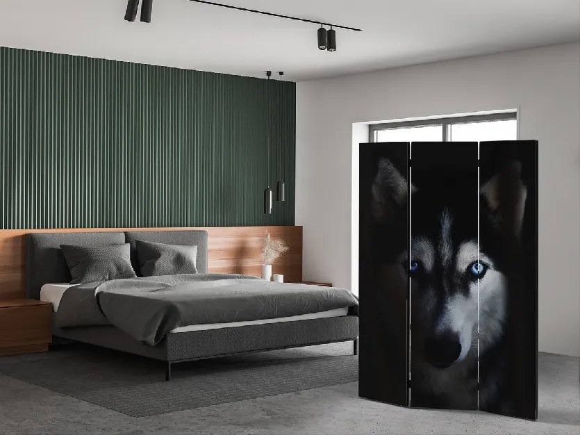 Paraván pes husky Rozměr: 135 x 180 cm