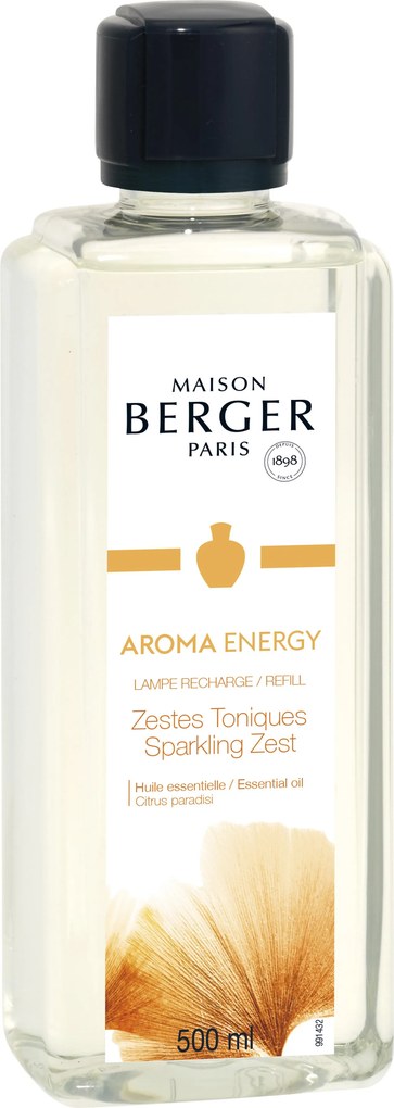 Maison Berger Paris Aroma Energy náplň do katalytické lampy s vůní Sparkling Zest, 500 ml