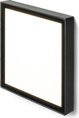 RED R12531 DEJAVU SQ 14 zápustná černá 230V LED 6W IP65 3000K - RED - DESIGN RENDL