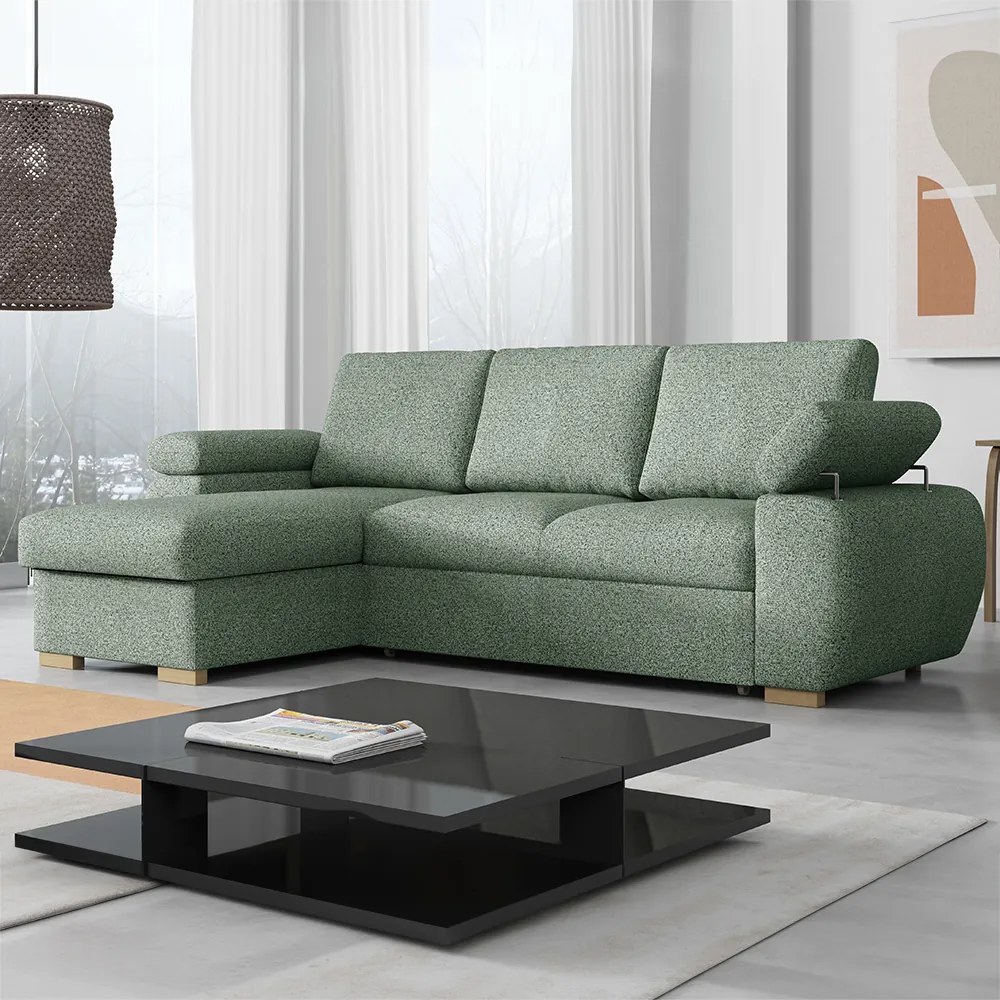 Sedací souprava ASTAN | 155x260 cm | rozkládací + úložný prostor | VÝBĚR TKANIN