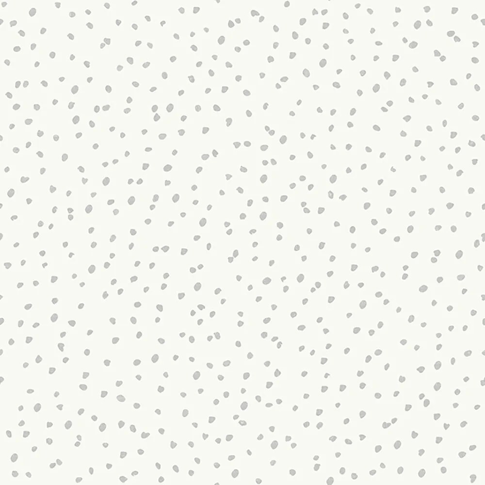 Vliesová dětská bílá tapeta s šedými flíčky - L99309, My Kingdom, Ugépa