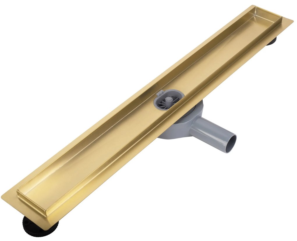 Odtokový žlab REA NEOX PRO 60 cm, zlatý kartáčovaný
