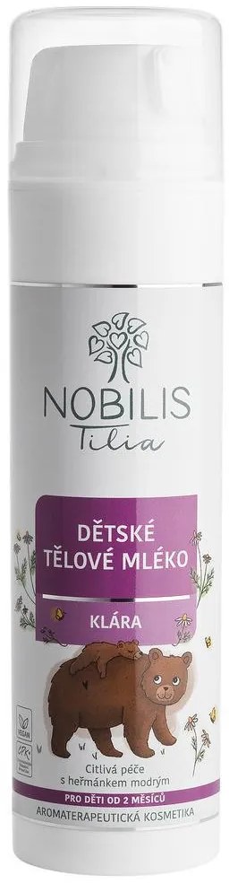 Nobilis Tilia Dětské tělové mléko Klára 200 ml