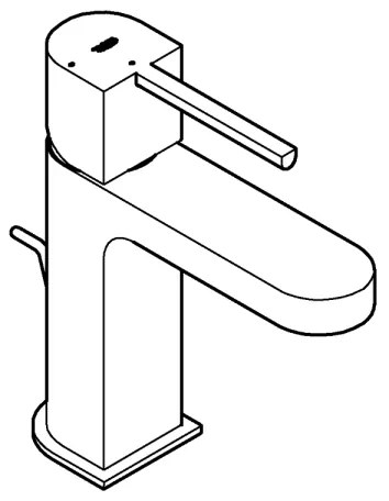 GROHE 23870003 - Umyvadlová baterie PLUS velikost S lesklý chrom