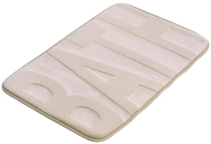 BISK Erga Basic, koupelnová předložka 60x40 cm, model 5, béžová, ERG-07898