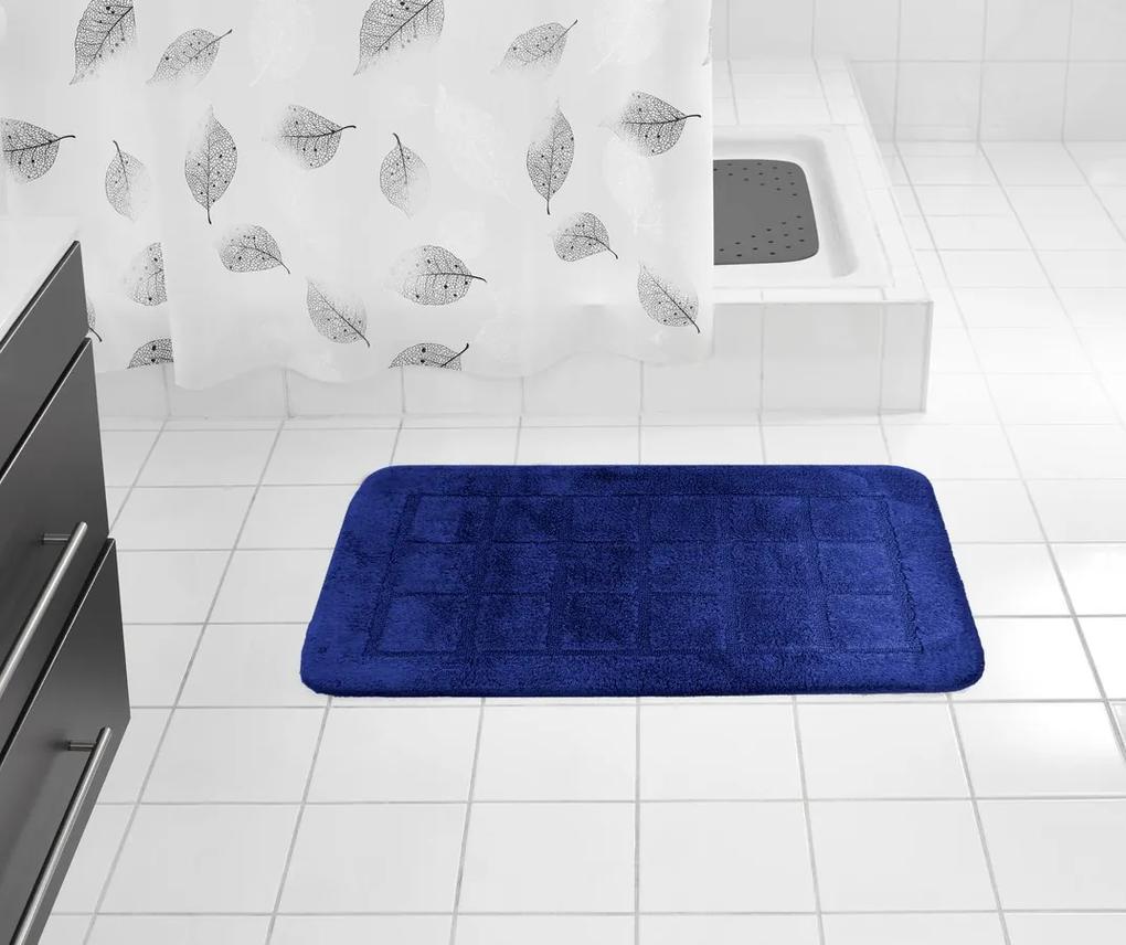 Sapho, DELHI Koupelnová předložka 50x80 cm, 100% polyester, tmavě modrá