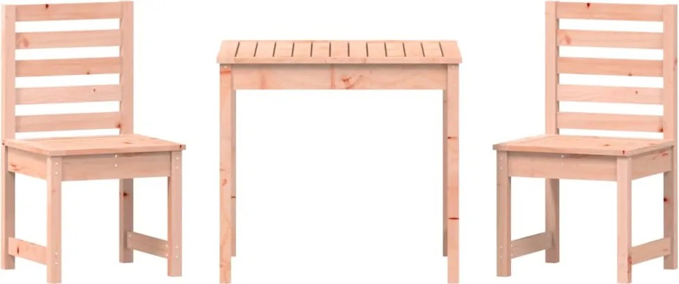 3dílný zahradní bistro set masivní dřevo douglasky 3154676