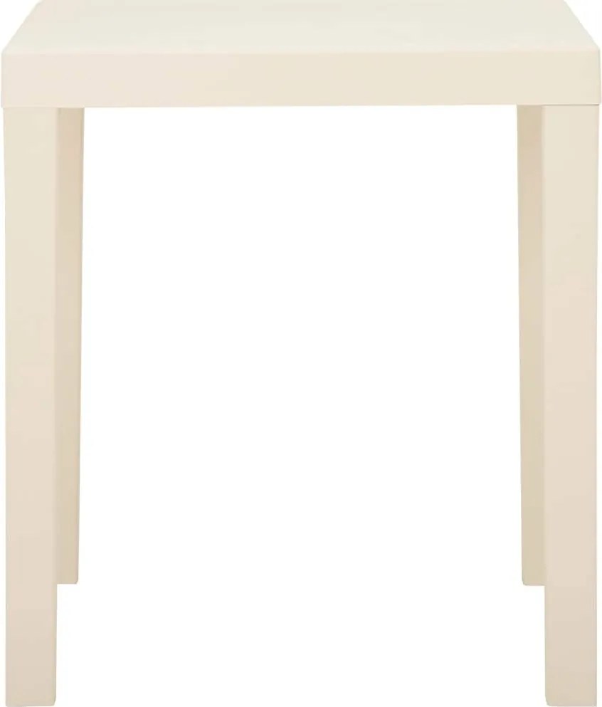 Zahradní stůl bílý 79 x 65 x 72 cm plast 315844