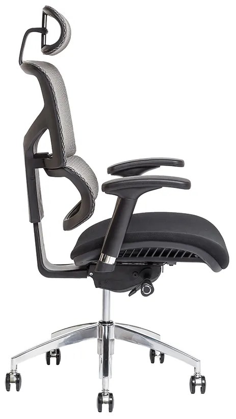 Office Pro Kancelářská ergonomická židle Office Pro MEROPE SP — více barev, nosnost 135 kg Antracit
