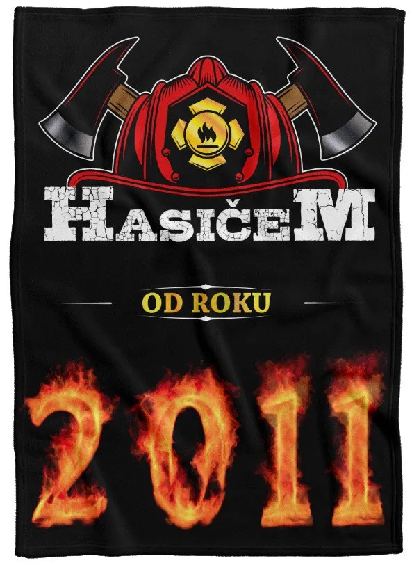 Deka Hasičem od roku (rok: 2011, Podšití beránkem: NE)