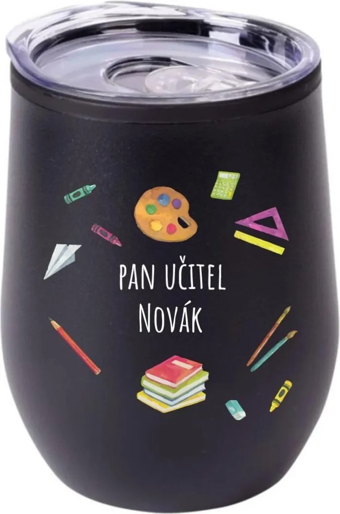 Personalizovaný termohrnek "BOWL" pro paní učitelku/pana učitele (pomůcky)