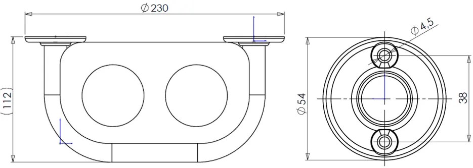 Aqualine WHITE LINE držák kelímků, bílá 8007