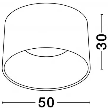 LED černé designové stropní svítidlo Atil