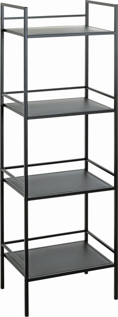 XXXLutz REGÁL, černá, ocel, 40/128/30 cm - Online Only regály & police - 001931038103