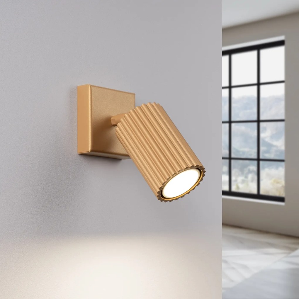 Sollux Lighting Nástěnné svítidlo KARBON zlaté