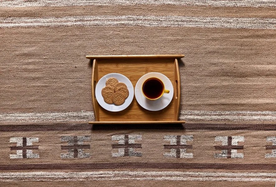 Diamond Carpets India, Ručně vázaný kusový koberec Ginger DESP P83 Brown Cream, 160x230, hnědá, chodba / předsíň