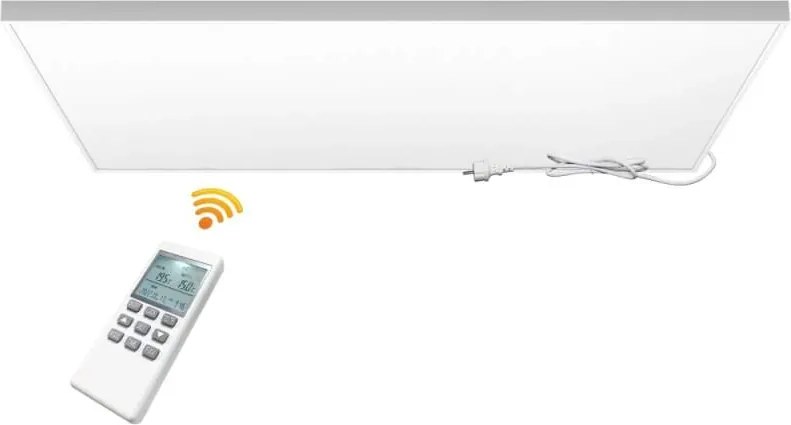 ByeCold | Stropní infrapanel | S termostatem | 860W | 119x59 cm | Dálkový ovladač | Výhřevnost 15,6m² | 4H1206