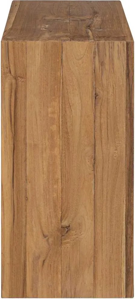 Příborník 80 x 30 x 60 cm masivní teakové dřevo 282847