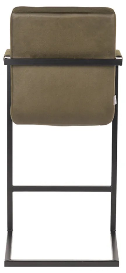 LABEL51 barová židle DENMARK armádní zelená Color: Army green UK-30.292